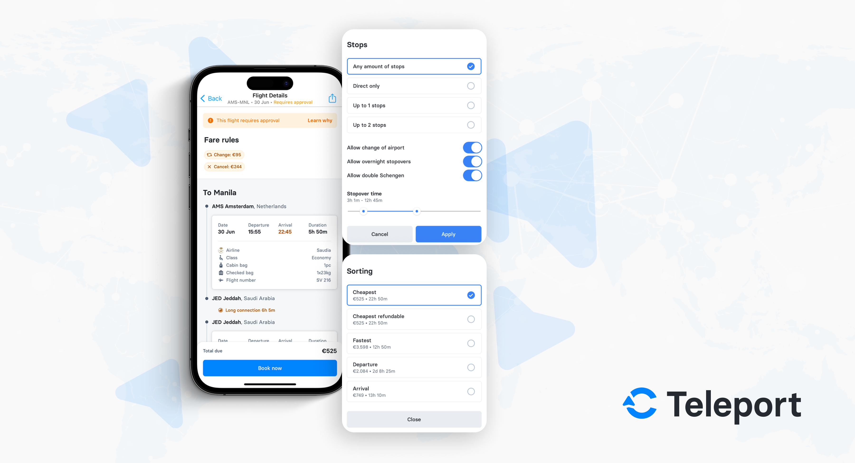 Book demo to change and cancel flights online - C Teleport.